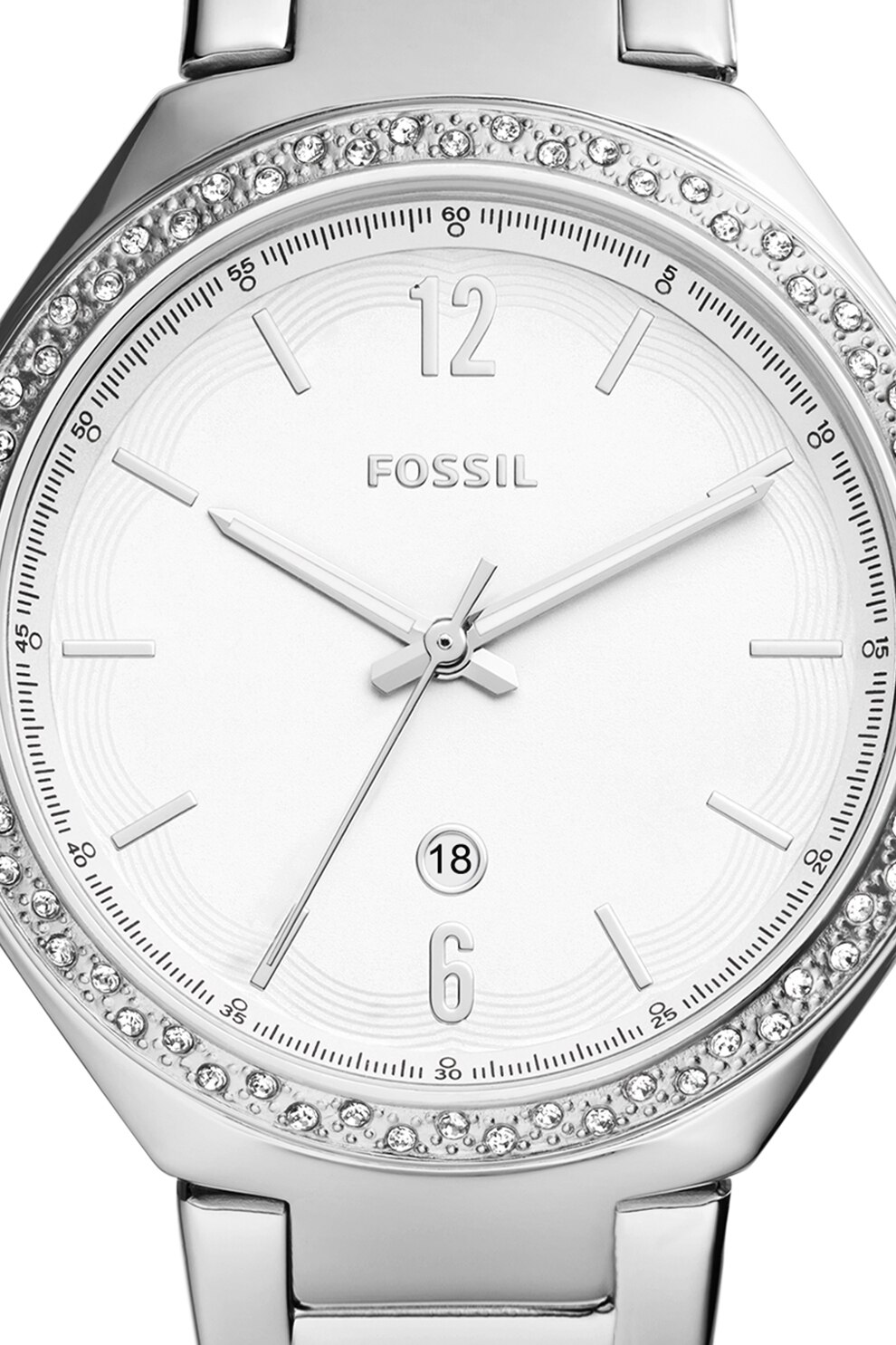 Fossil, Set de ceasuri analog - 2 piese, Argintiu - eMAG.ro