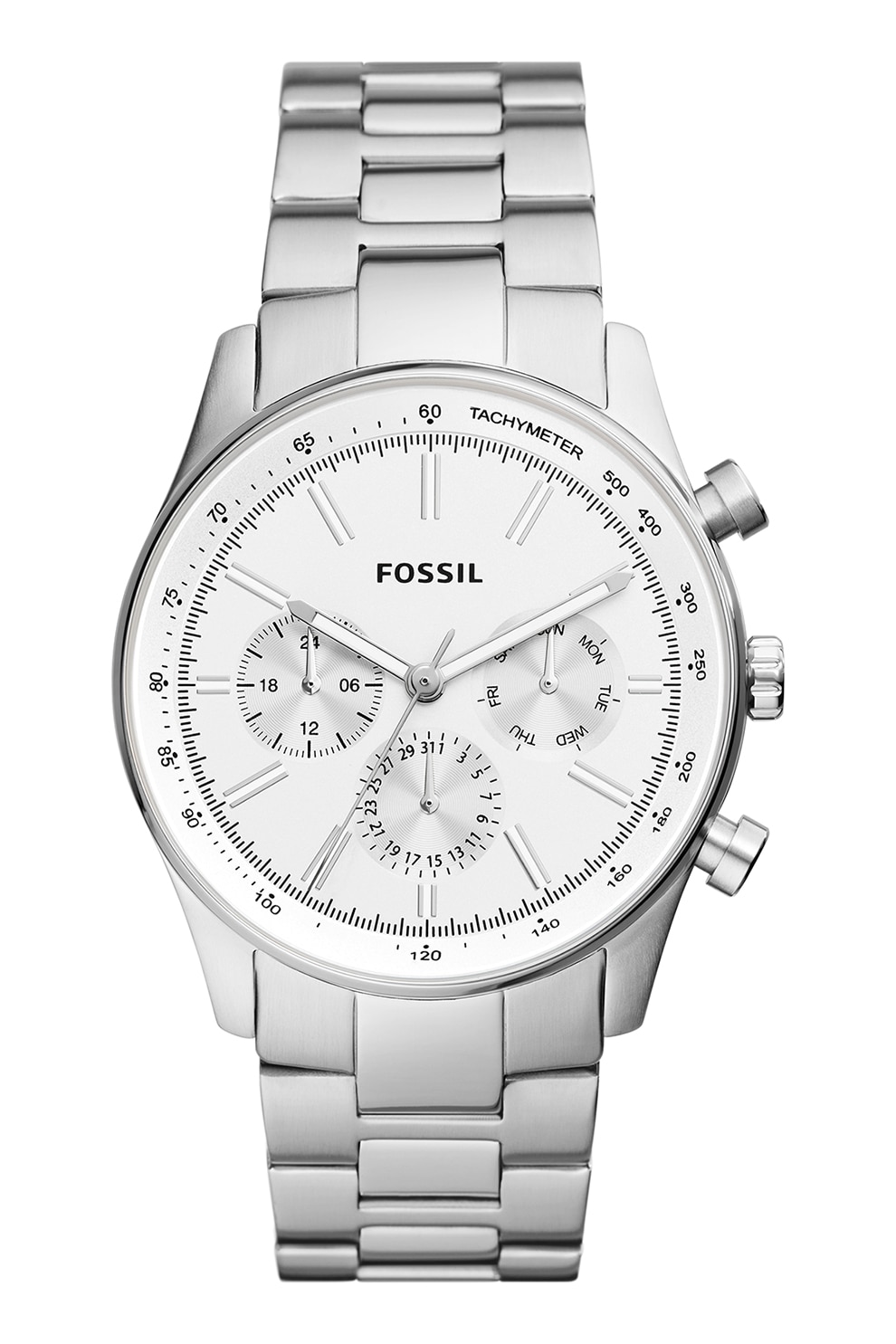 Fossil, Set de ceasuri analog - 2 piese, Argintiu - eMAG.ro