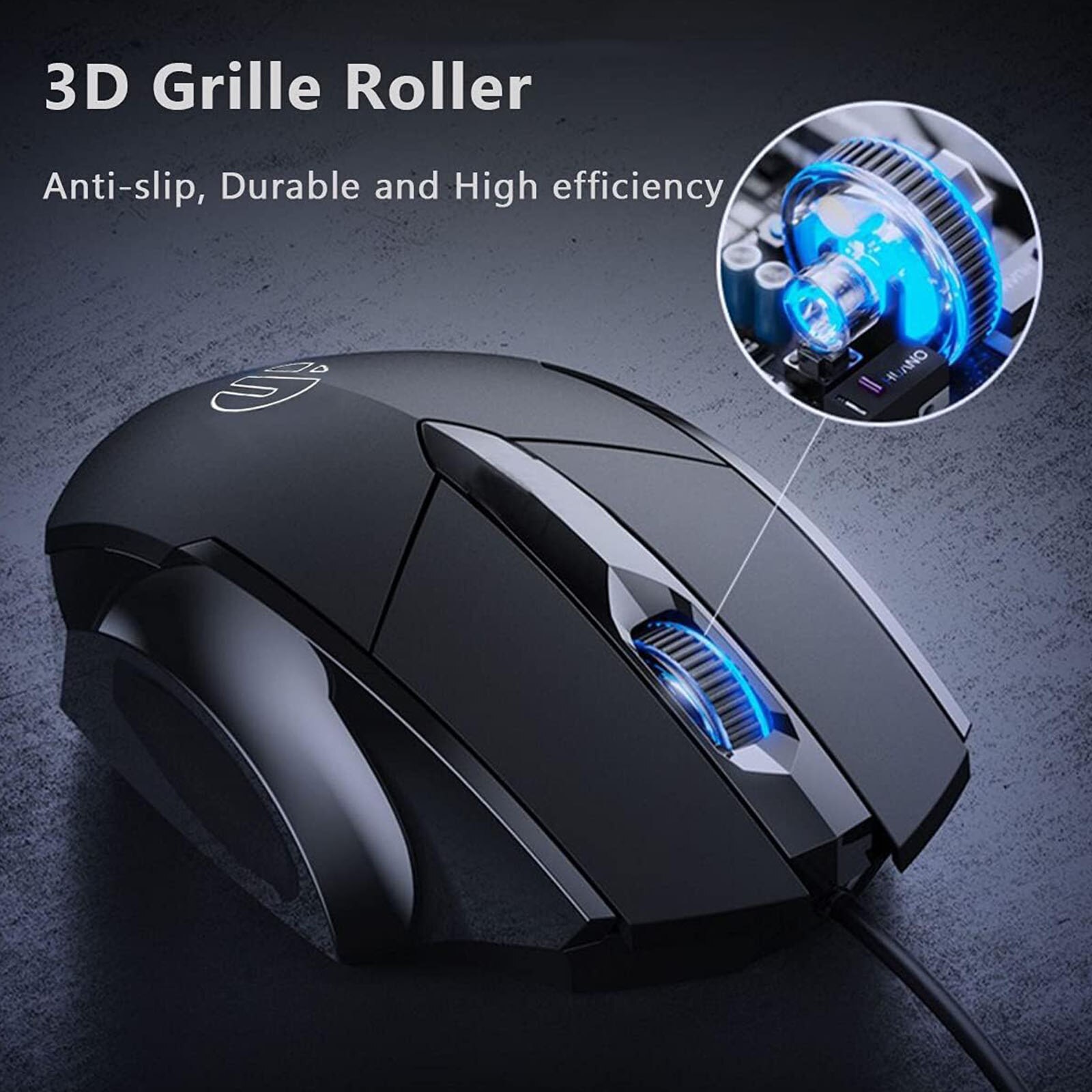 Mouse gaming, SINBINTA, Cu fir, 6 butoane, dpi reglabil(1200/2400/4800 ...