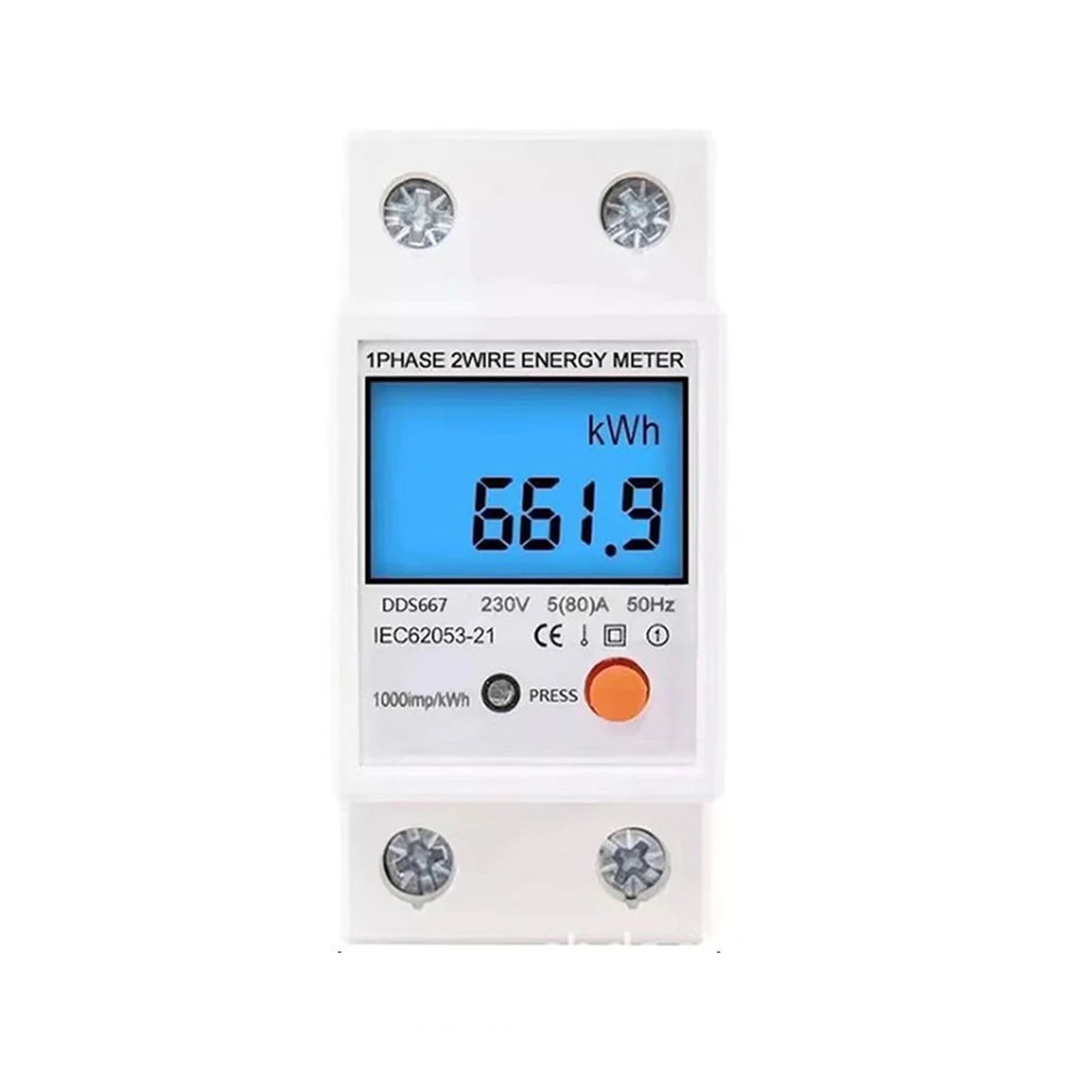Contor monofazat de energie electrica, SINBINTA, 220V/230V, 5(80)A ...