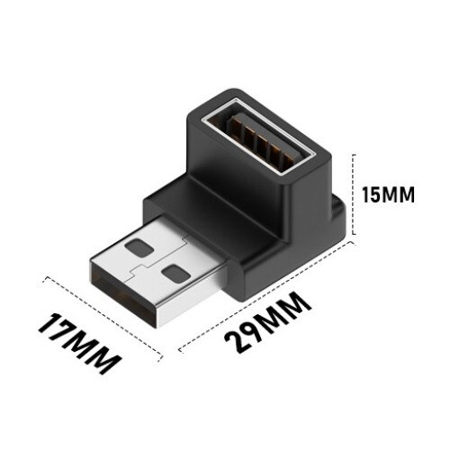 Set de 2 adaptoare de extensie USB 3.0, JENUOS®, mufa tip A la mufa ...