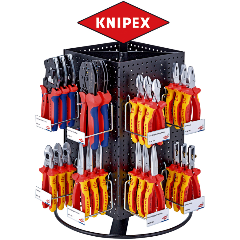 Stand rotativ pentru clesti KNIPEX, contine 16 carlige - eMAG.ro