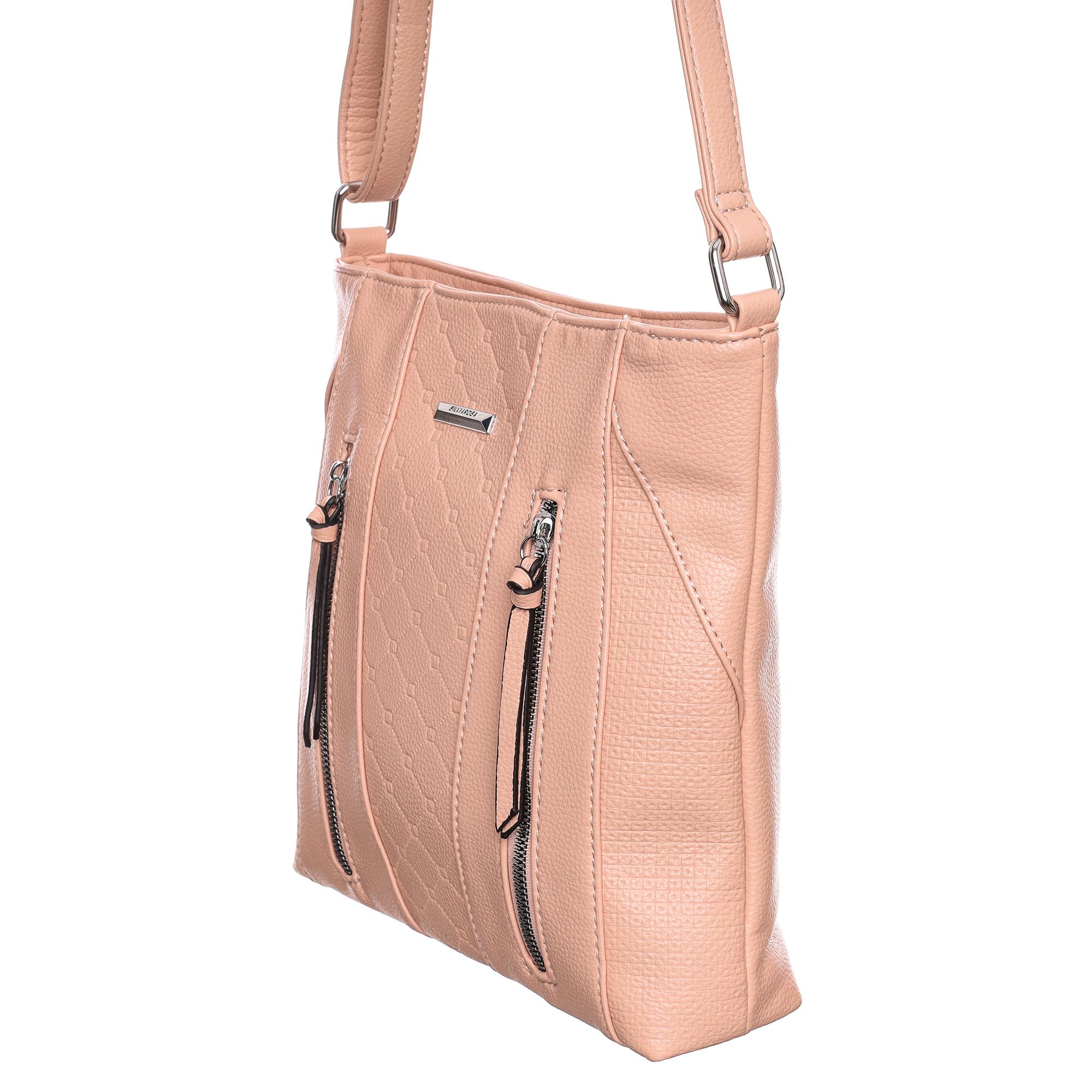 Geanta dama, SilviaRosa, Piele artificiala, Roz - eMAG.ro