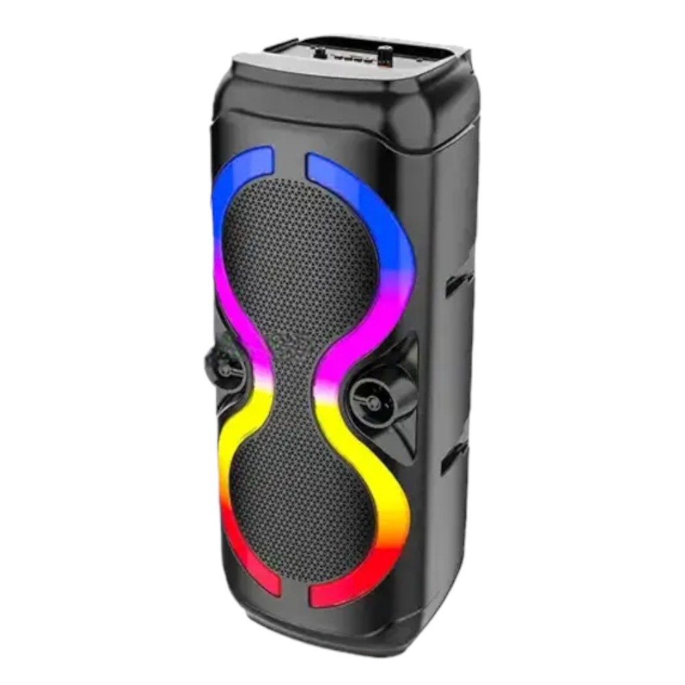 Boxa portabila ZQS8239 cu microfon, 120W PMPO, BT/FM/AUX/USB, RGB - eMAG.ro