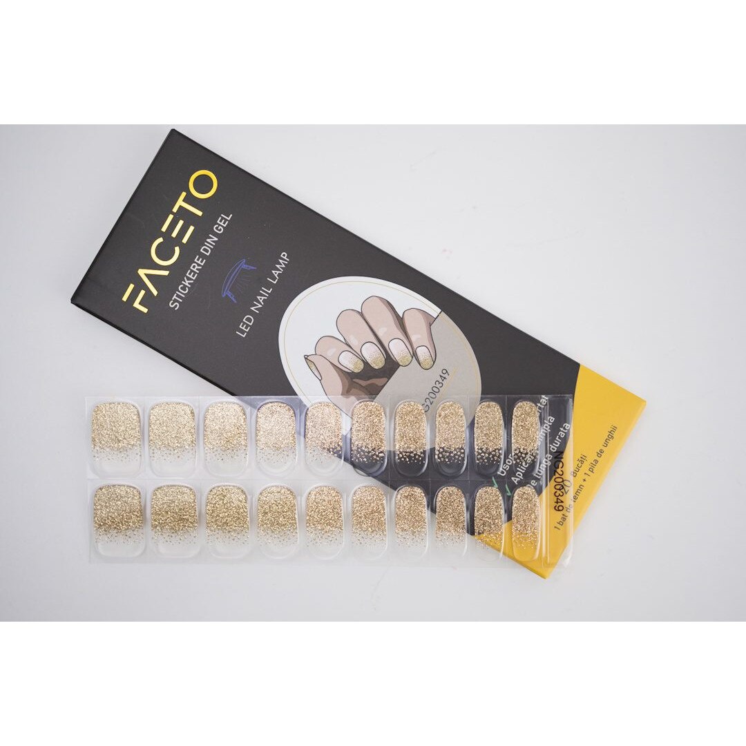 Unghii Gel tip Sticker Autocolant, Faceto, Uscare Rapida la UV ...