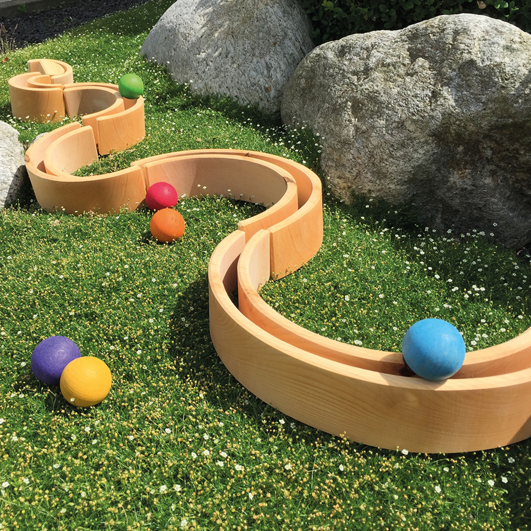Curcubeu cu 12 piese, culoare natur - eMAG.ro