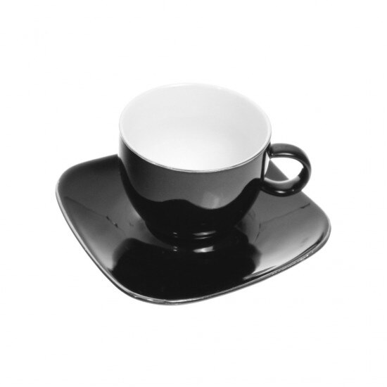 Ceasca ceramica cu farfurie, 180 ml - eMAG.ro