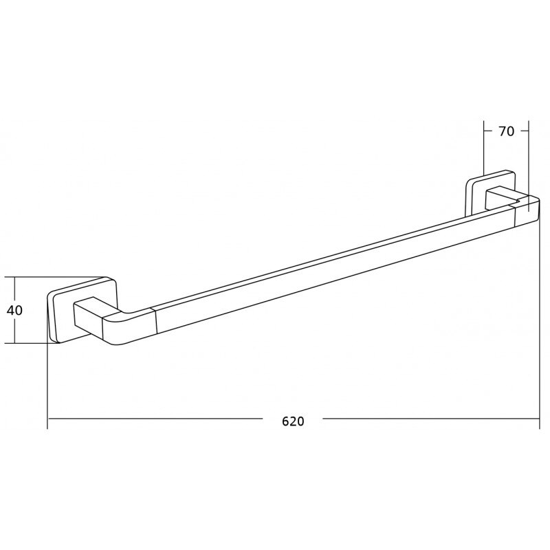 Cuier pentru prosop, Mexen, 486, Metal, Auriu - eMAG.ro
