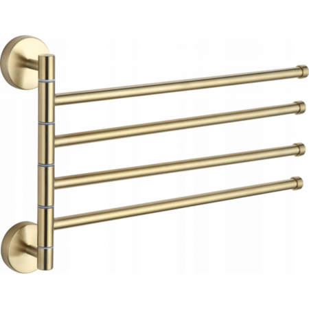 Cuier rotativ pentru prosop, Mexen, 1045, Metal, Auriu - eMAG.ro