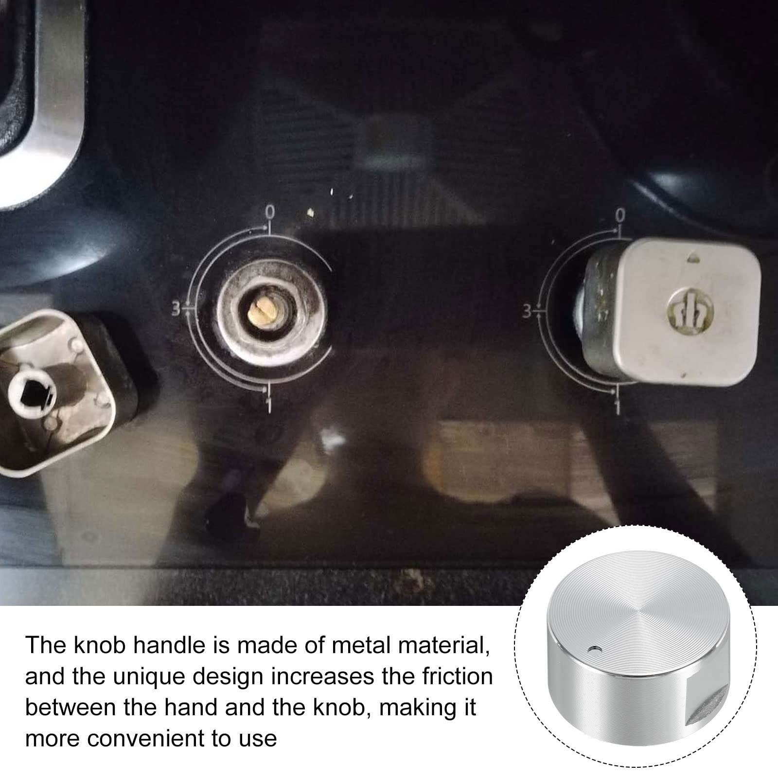 Set 4 butoane plita incorporabila, JENUOS®, gaura 6mm, 37×20mm, din ...