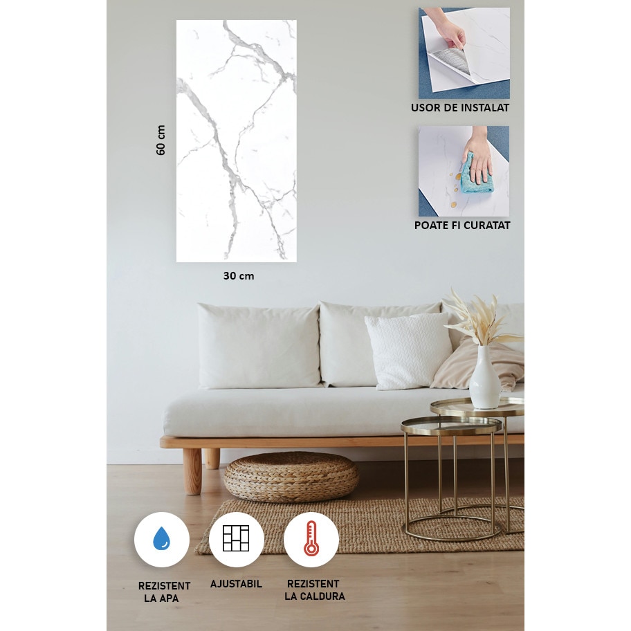 Set 10x Panouri decorative Selling Depot ®, autoadezive, imitatie ...