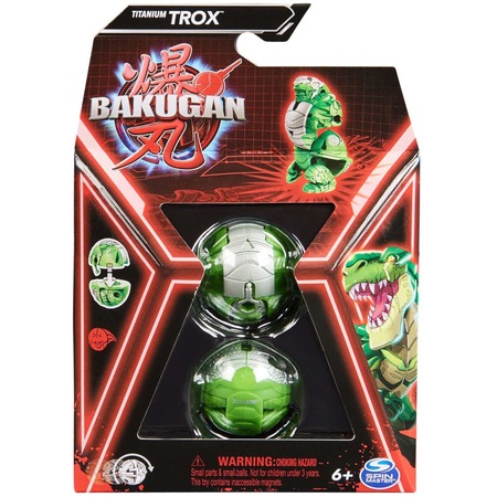 Фигурка Bakugan Spin Master Titanium Trox Base Ball, SPM6066716 ...
