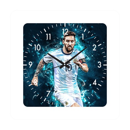 Ceas de perete Messi, 48x48 cm - eMAG.ro