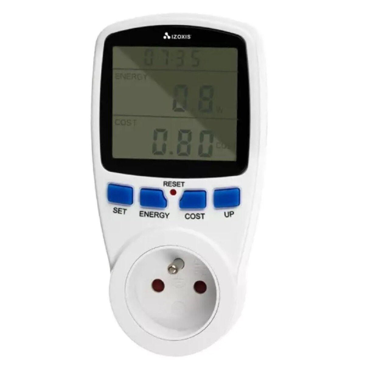 Priza cu contor energie, Izoxis, Display LCD, 16A, 230V, 50Hz, Putere ...