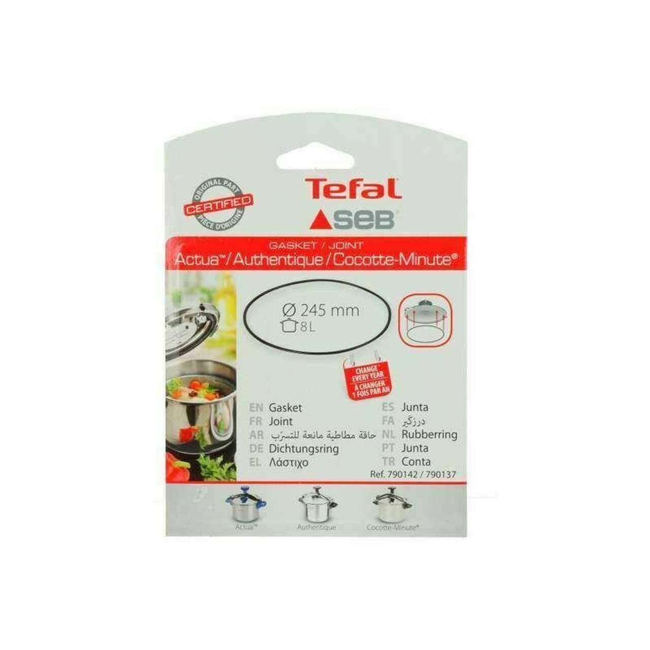 Garnitura oala sub presiune TEFAL Actua, Authentique, Cocotte minute ...