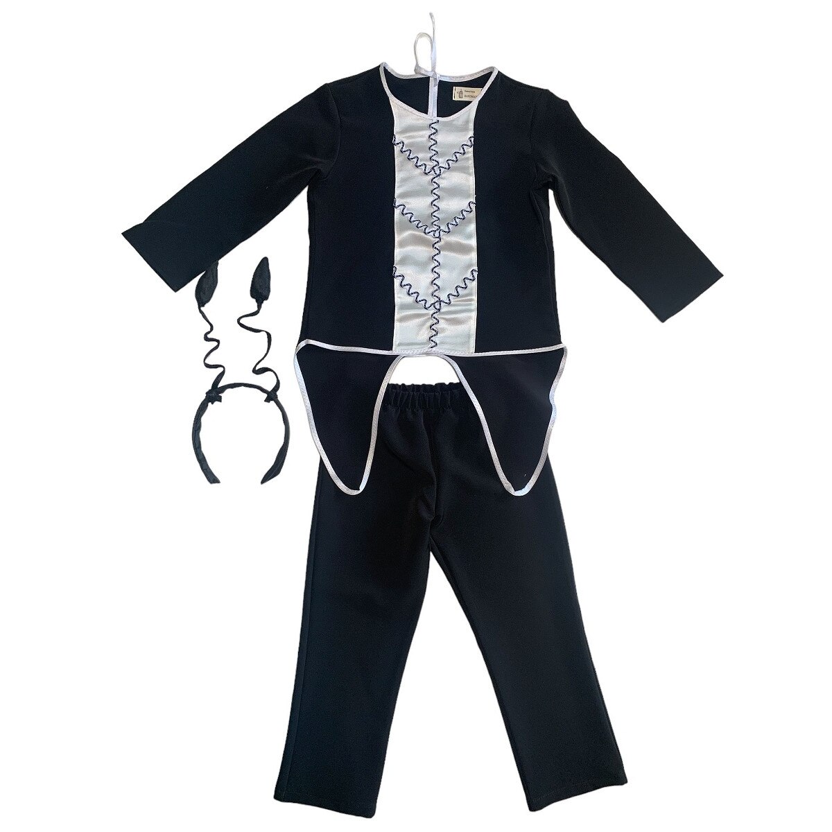 Costum copii Greiere, cu antene, negru, 5-6 ani, 110-116 cm - eMAG.ro