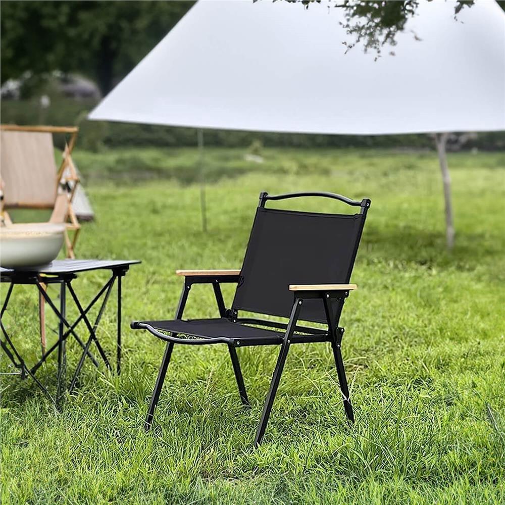 Scaun metalic plabil pentru gradina, camping sau plaja, 78x53x60cm ...