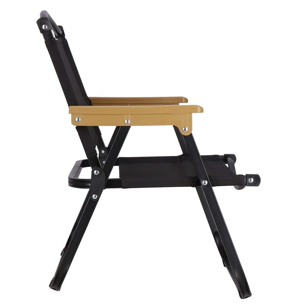 Scaun metalic plabil pentru gradina, camping sau plaja, 78x53x60cm ...