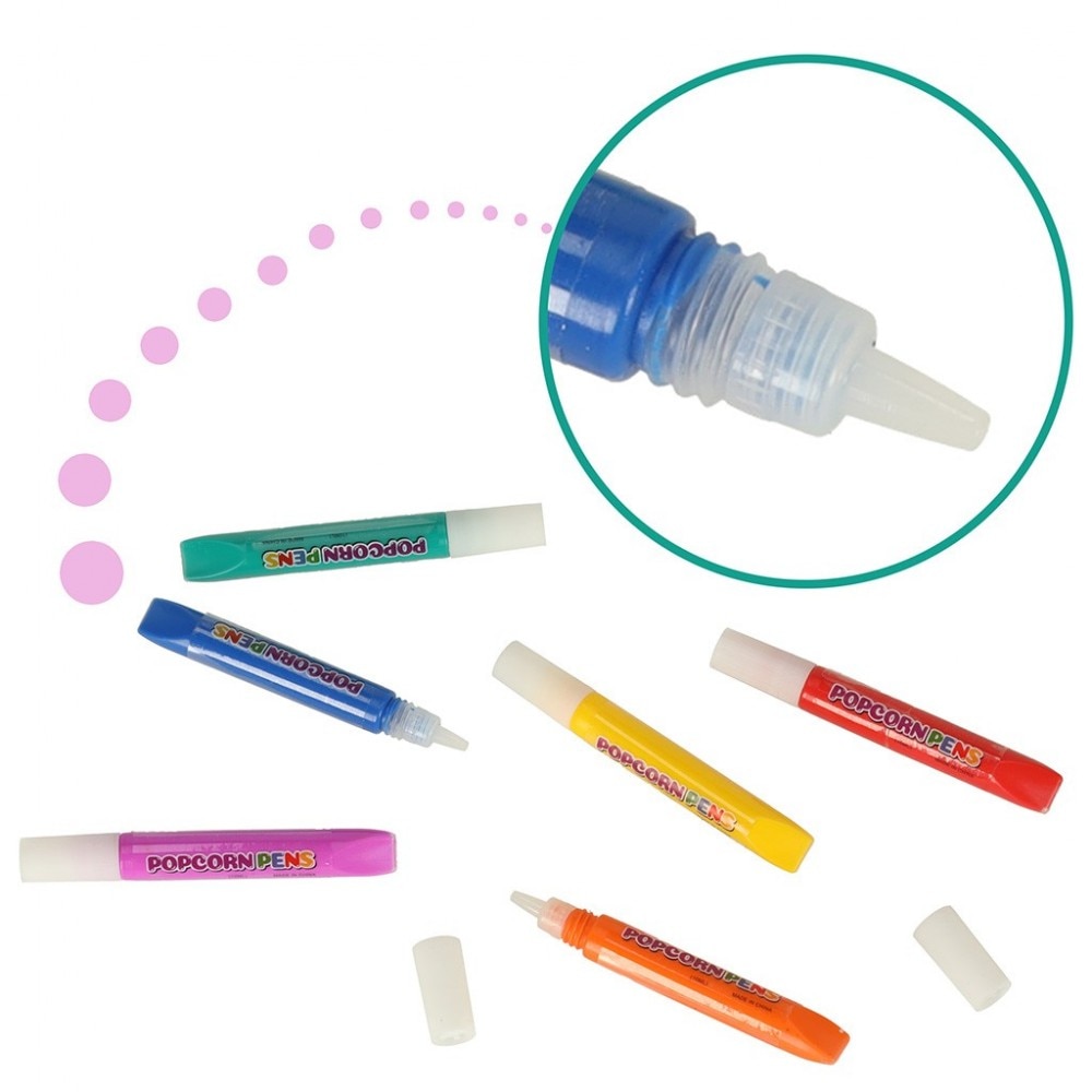 Set carioca magica cu efect popcorn 3D, 6 carioci, 13, 5 x 8, 5 x 1, 5 ...