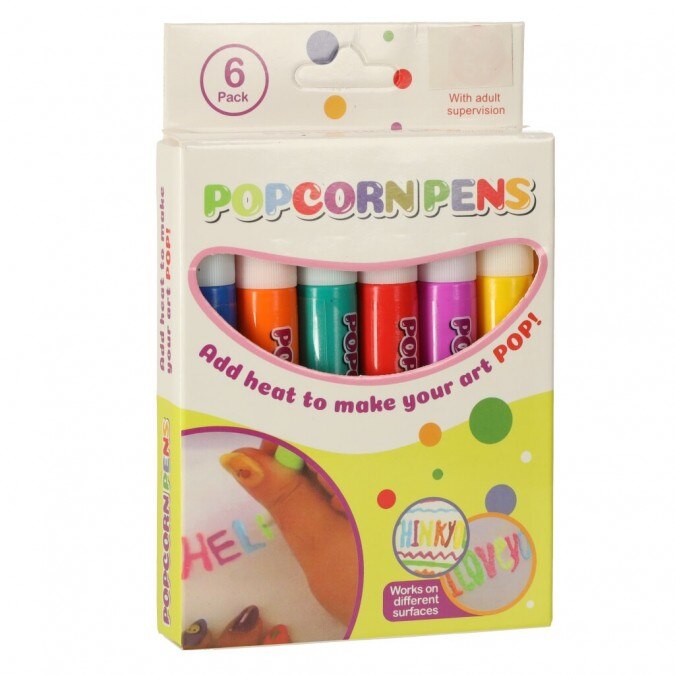 Set carioca magica cu efect popcorn 3D, 6 carioci, 13, 5 x 8, 5 x 1, 5 ...