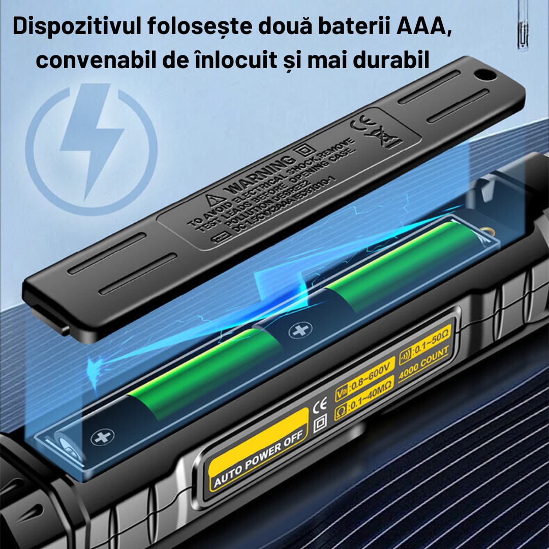 Multimetru digital tip stilou, Detectare NCV, 0.8-600V, Inductie a ...