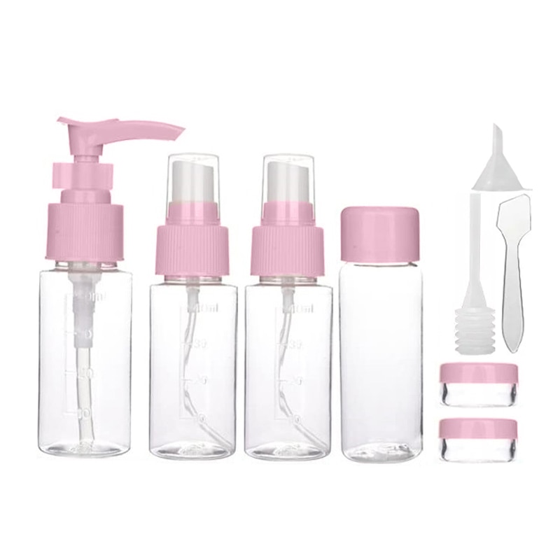 Set Recipiente Pentru Cosmetice, 9 Piese, Reutilizabile, Ideale Pentru ...