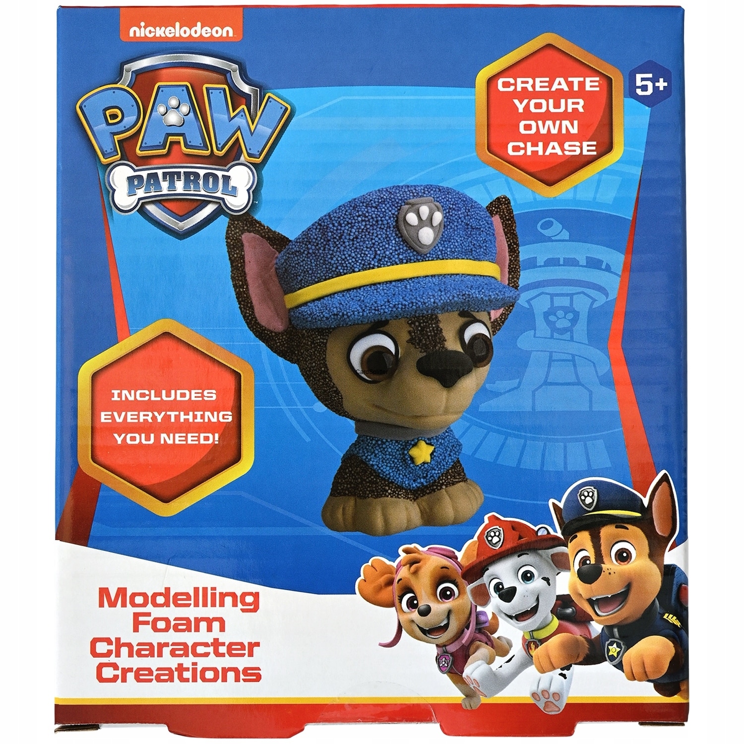 Figurina PAW PATROL CHASE + Kit Plastilina Modelatoare - eMAG.ro