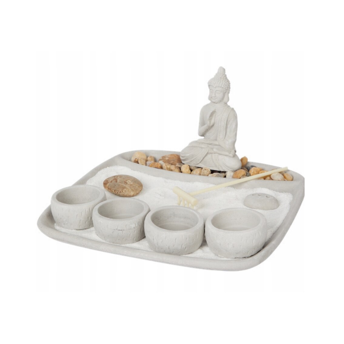 Kit Relaxare Gradina, Zen Garden din ciment - eMAG.ro