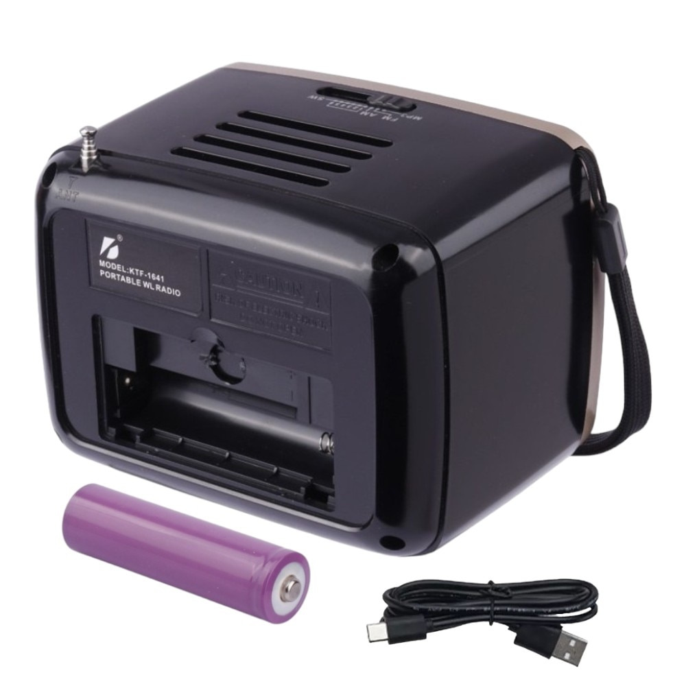 Radio tip TV retro KTF1641, 8 benzi FM/AM/SW, BT/AUX/USB/TF, LED - eMAG.ro