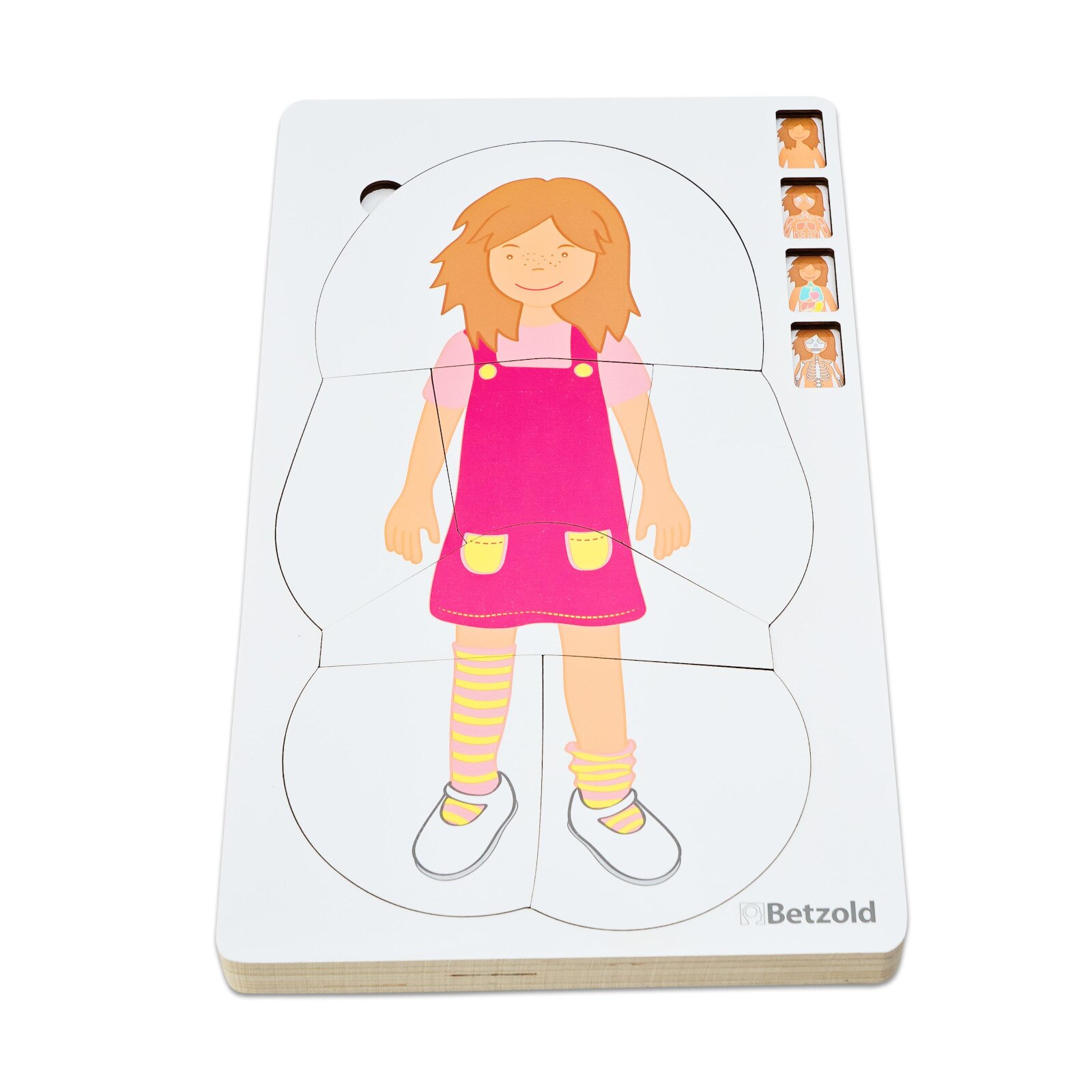 Puzzle multistrat anatomie fata, 28 de piese - eMAG.ro