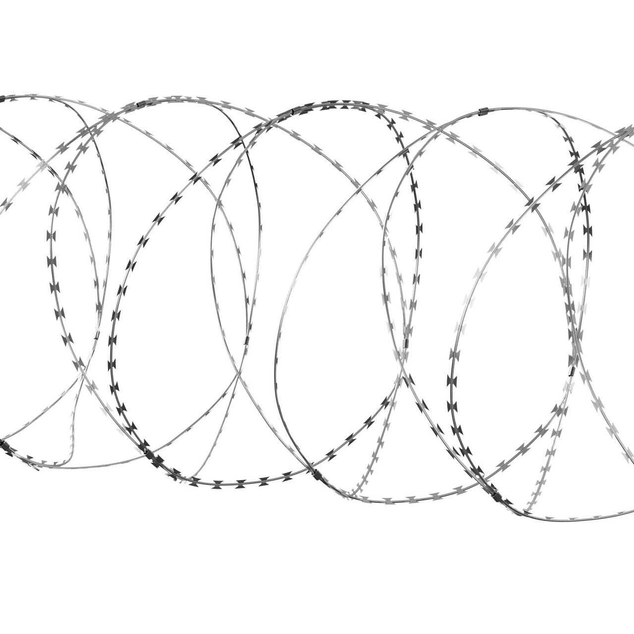 Set 3 role de sarma ghimpata, Otel galvanizat, lungime totala 45 m ...