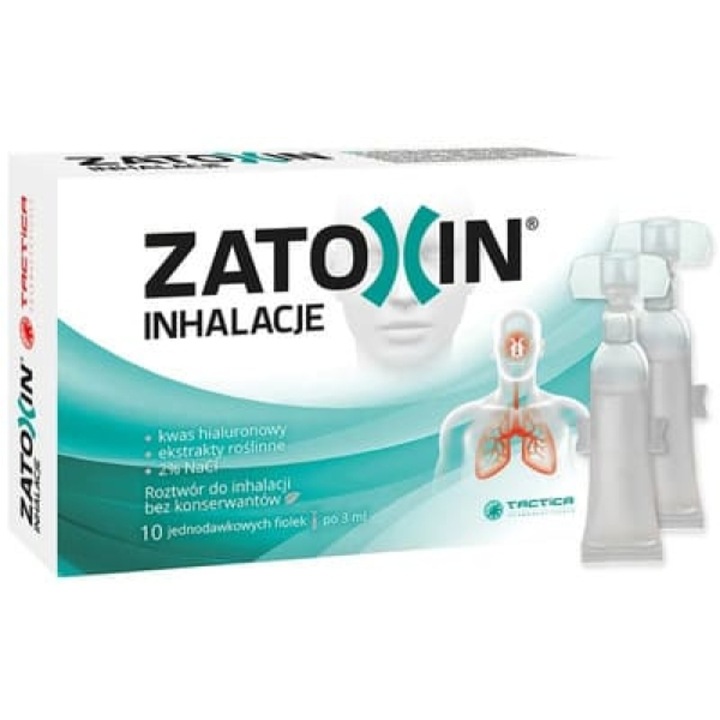 Solutie inhalanta Zatoxin, TACTICA Pharmaceuticals, extracte de plante ...