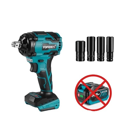 Set Cheie cu Impact Electric, Motor fara Perii, 1000N.m, 18-20V ...