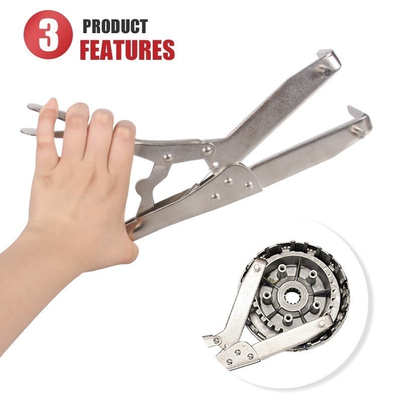 Cheie pentru ambreiaj moto, deschidere pana la 5 inch, argintiu - eMAG.ro
