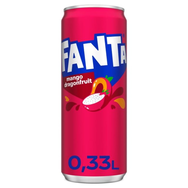 Fanta, Mango & Fructul Dragonului, 330ml - eMAG.ro