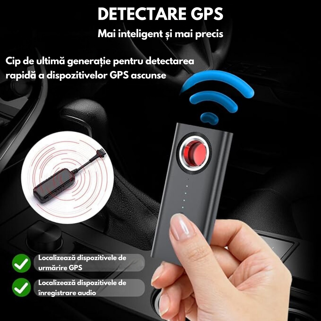 Detector Aparate Spionaj, Camere, Microfoane ascunse, Localizatoare GPS ...