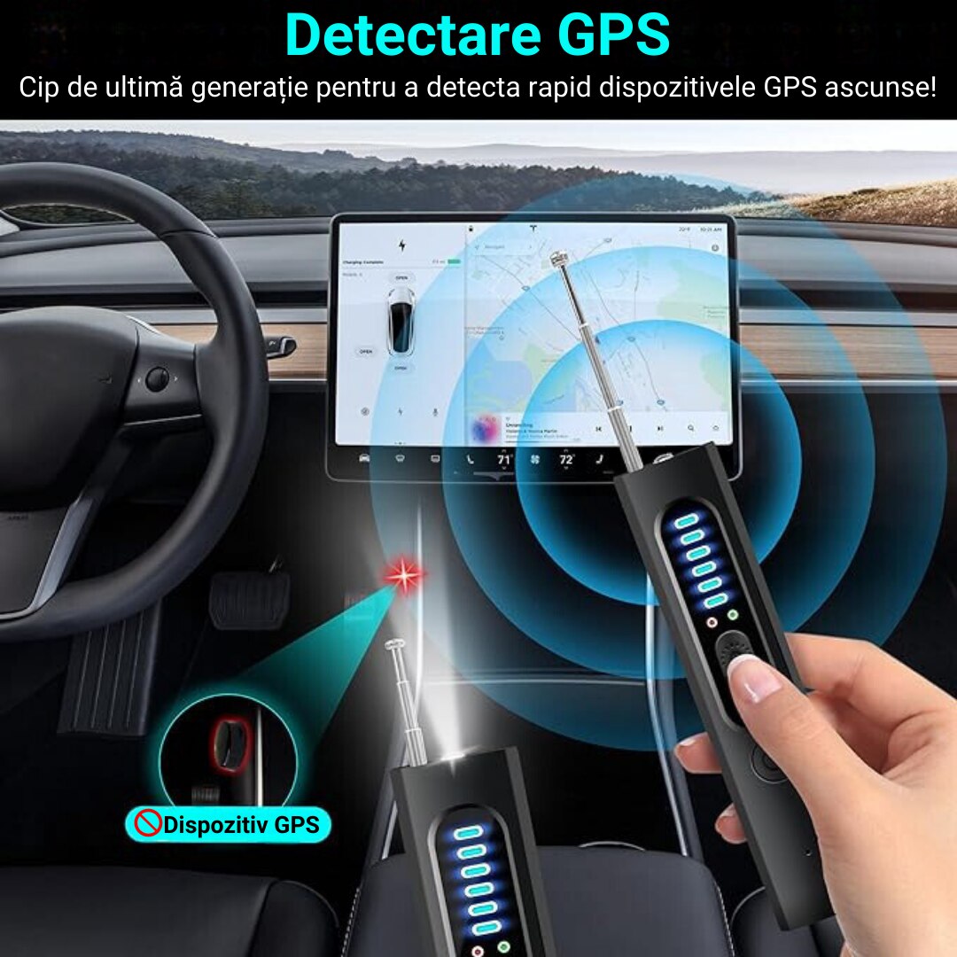 Detector Profesional Aparate Spionaj, Pentru camere si microfoane ...