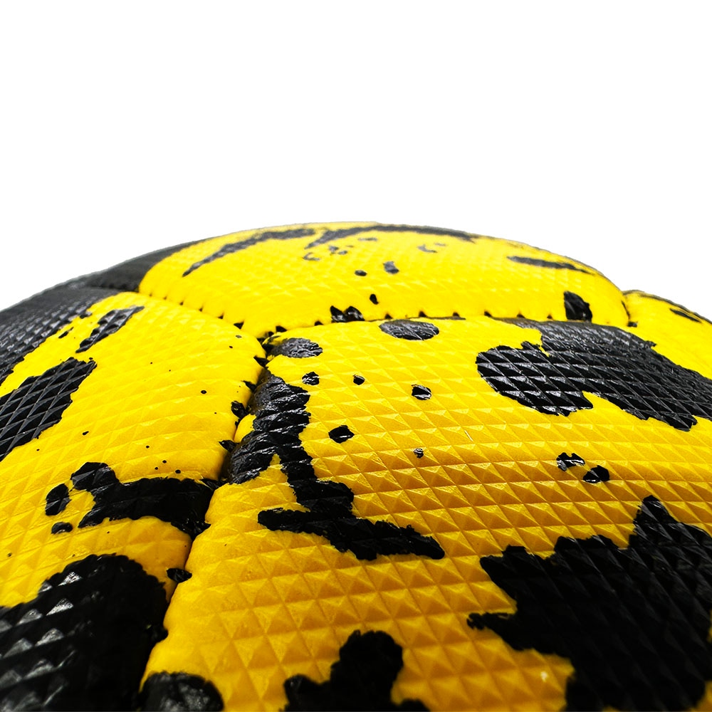 Minge de fotbal marimea 5, Negru cu Albastru, 320gr, exterior PVC ...