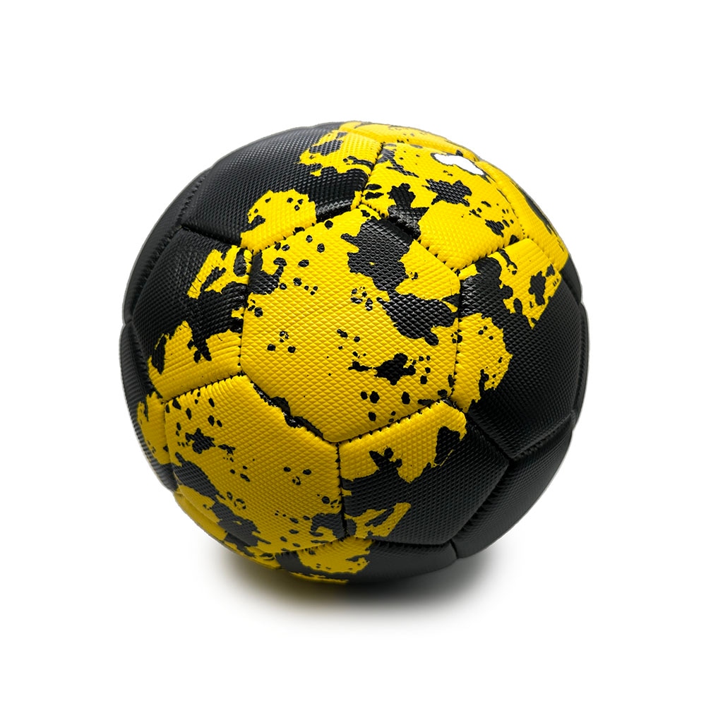 Minge de fotbal marimea 5, Negru cu Albastru, 320gr, exterior PVC ...