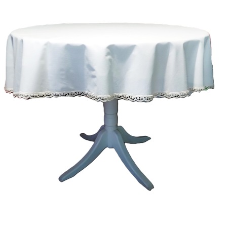 Fata de masa rotunda, D 150 cm, Casa Bucuriei, model Antique, ivoire ...