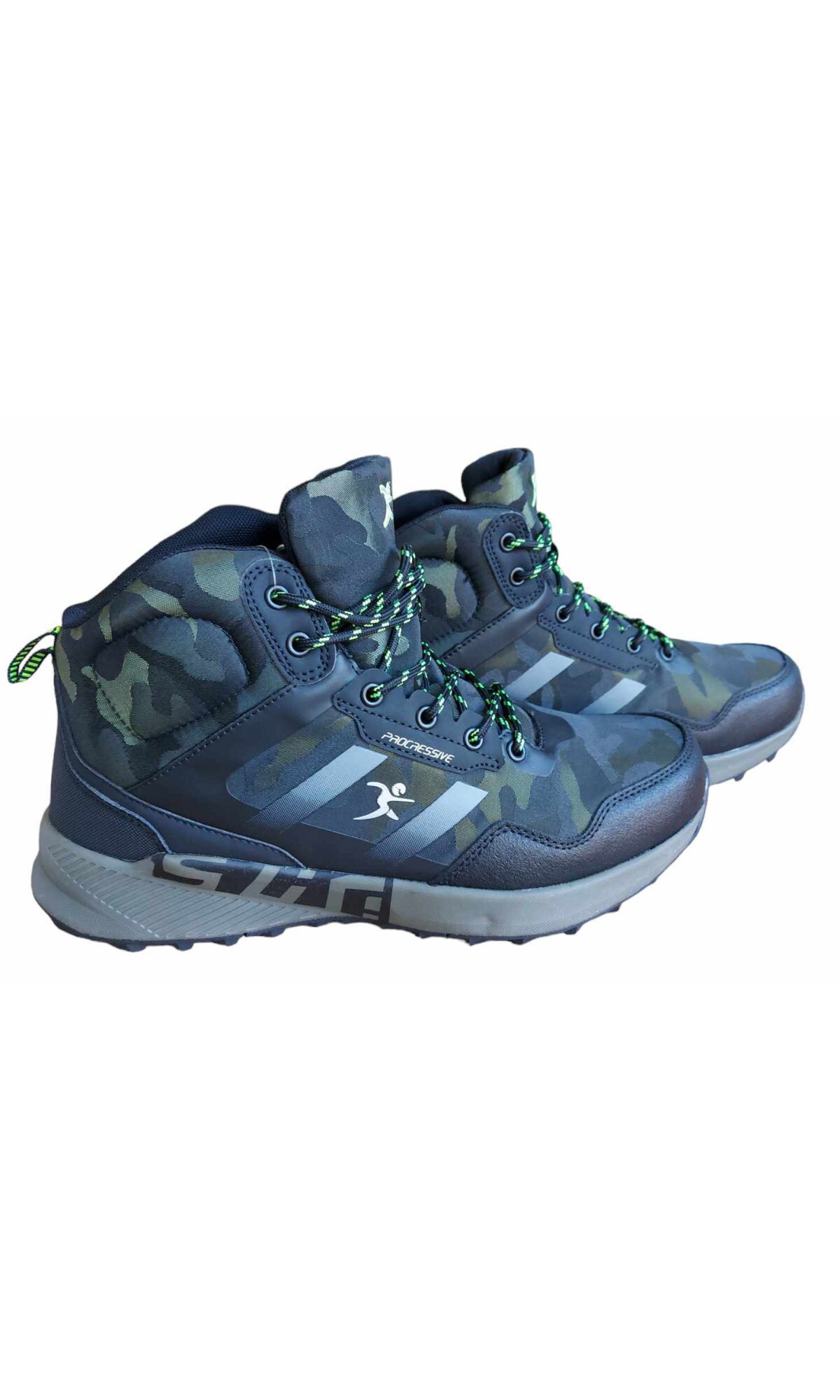 Sneakers Inalti, Inchidere cu sireturi, Camuflaj, Marimea 43 - eMAG.ro