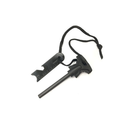 Amnar pentru camping, JENUOS®, Ultimate Survival, otel inoxidabil, 10.5 ...