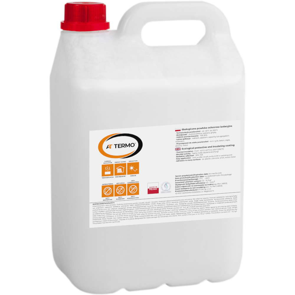 Vopsea termoizolanta AT Termo, 2L, Alb, Universal - eMAG.ro