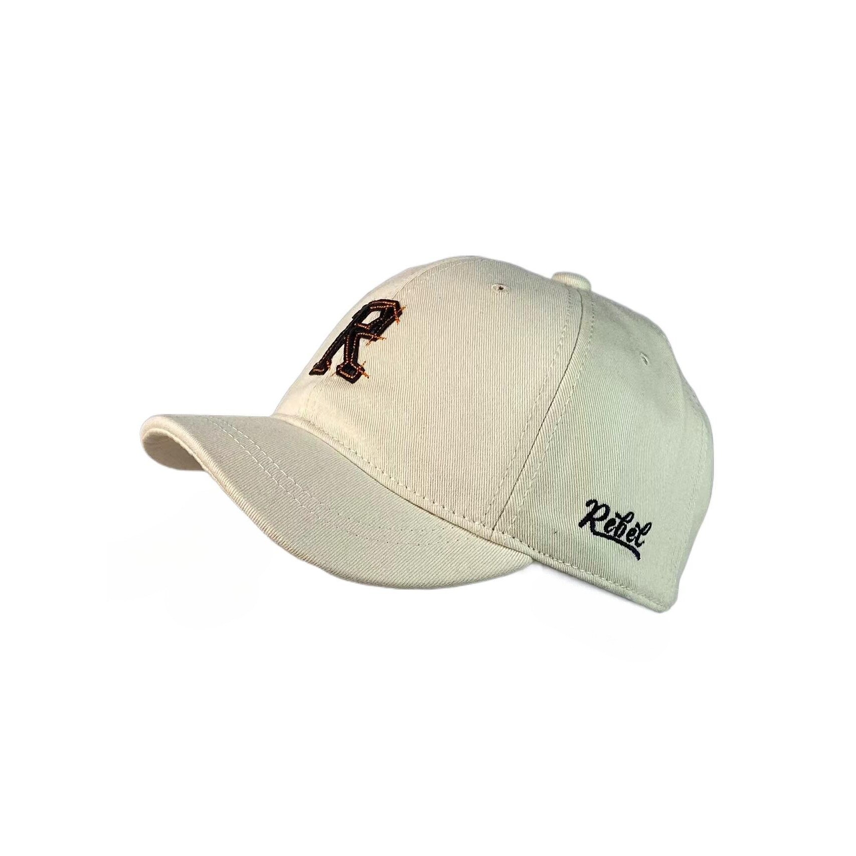 Sapca sport barbateasca Letter R, ajustabila, bej, 56-60cm - eMAG.ro