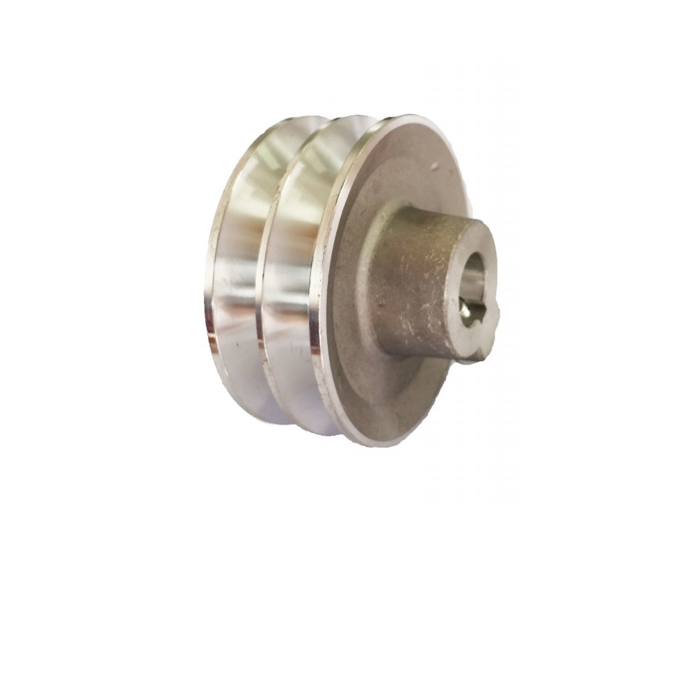 Fulie dubla motor generator, motopompa, motocultor 5-7CP ax 19 mm ...