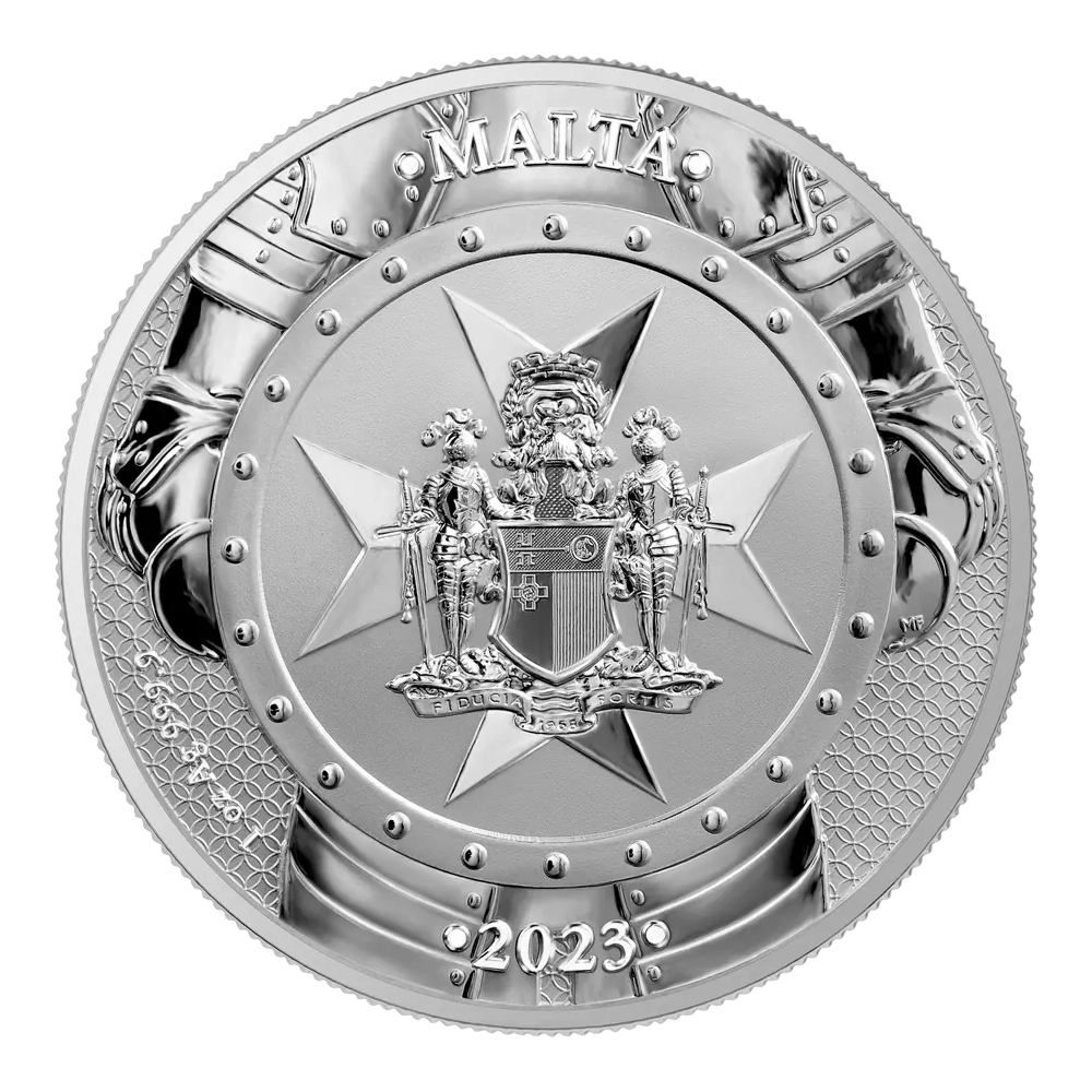 Moneda de argint KNIGHTS OF THE PAST, GERMANIA MINT, 1 Oz, 5 Euro ...