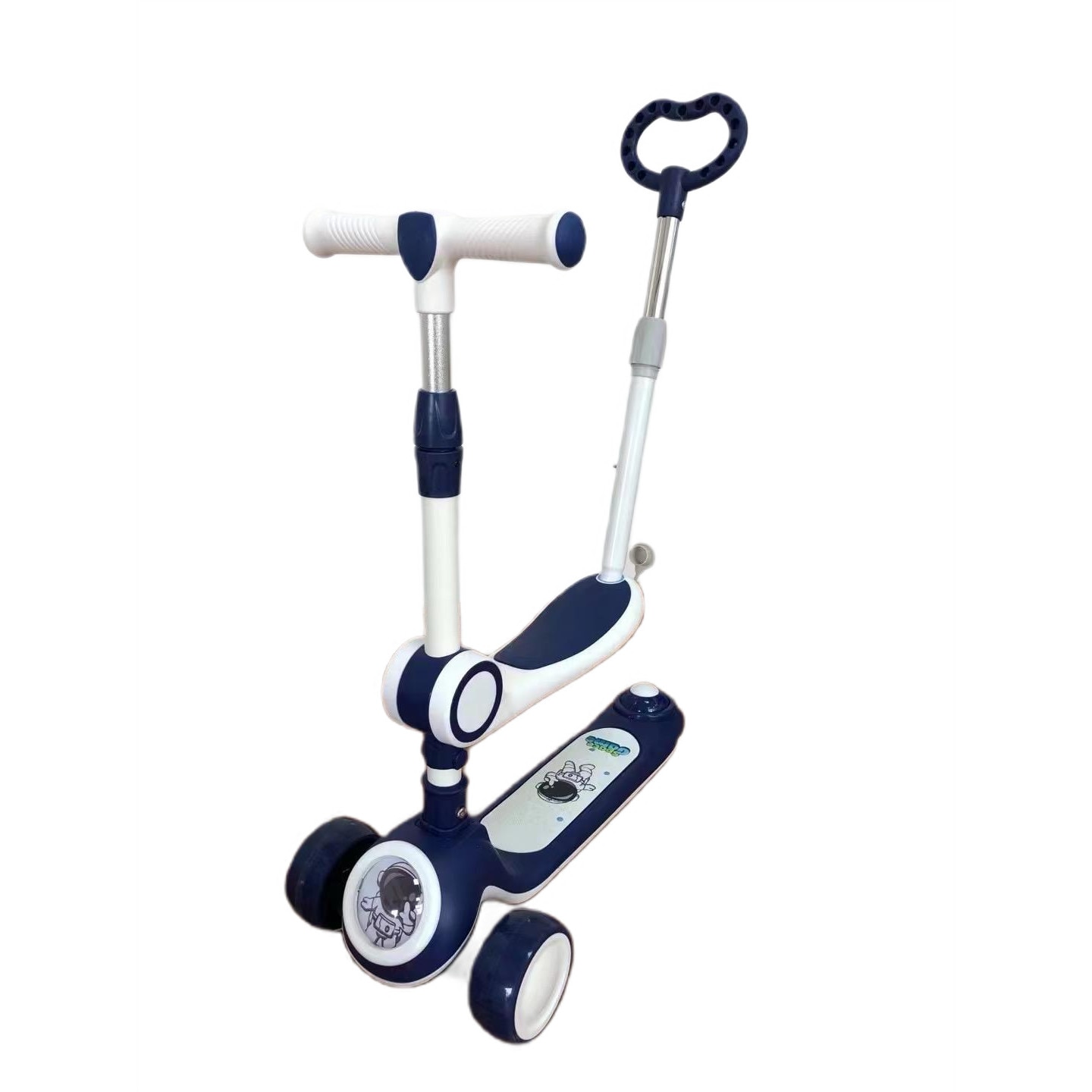 Trotineta cu scaun si maner pentru copii - GHEMOTOC® - eMAG.ro