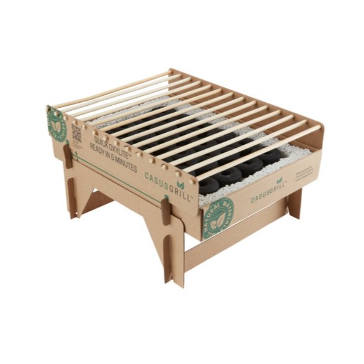 Gratar instant ecologic pentru camping, de unica folosinta CASUS 25x32 ...