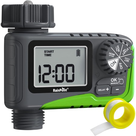 Programator pentru irigare, Excitat, Udare exterioara si gradina, ecran ...
