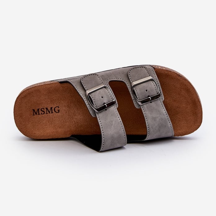 Slapi pentru barbati, BM, BM194075, Gri - eMAG.ro